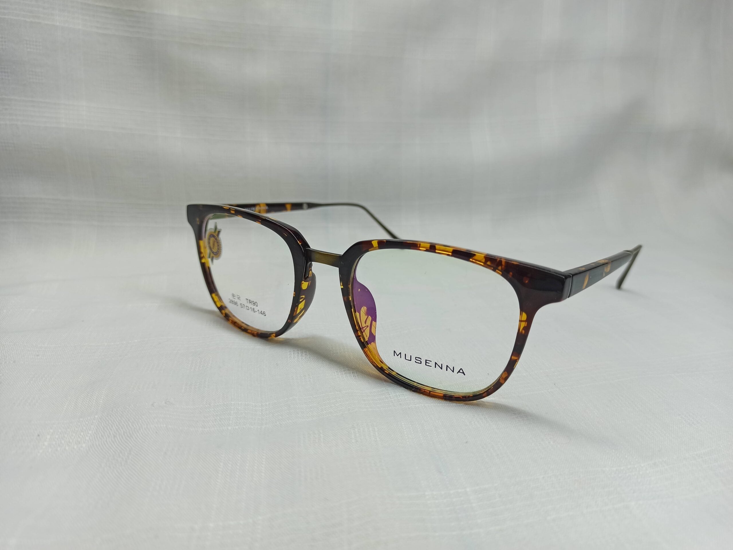 Musenna - EF78 - Leopard Print - Acetate - Unisex - Eyewear